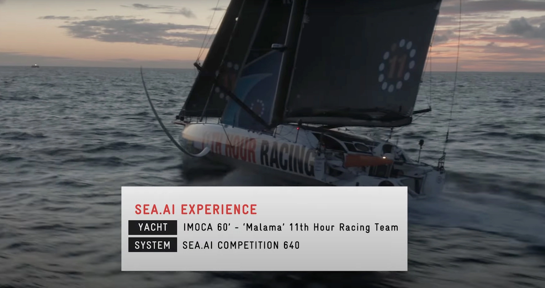 SEA.AI Experience - IMOCA 60 - Malama - 11th Hour Racing Team